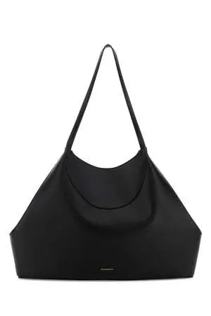 Givenchy Leather Medium Facet Shopping Bag - Black