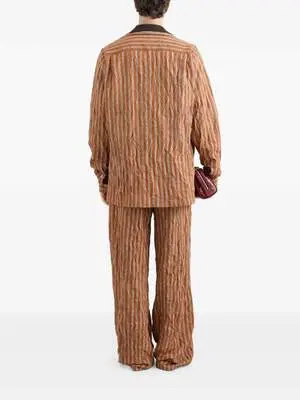 Dolce & Gabbana Striped Shirt With Applique