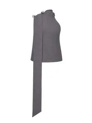 Giuseppe Di Morabito Virgin Wool One-shoulder Top - Multicolor