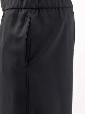 Loewe Wool Trousers With Logo Detail