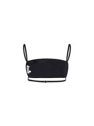 JIL SANDER Wool And Silk Faille Bralette Top - Multicolor