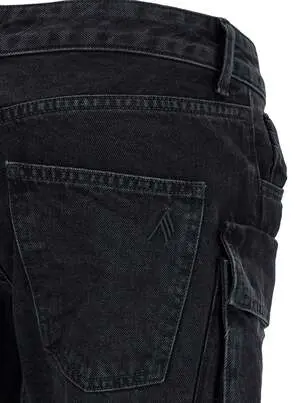 Attico Essie Cargo Jeans - Black