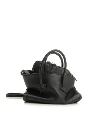 Attico La Passeggiata Mini Leather Bag - Black