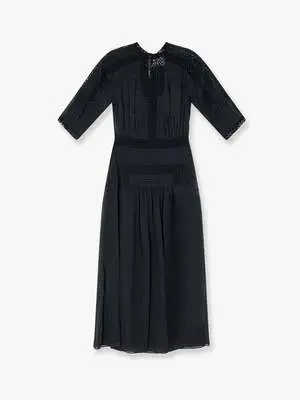Isabel Marant Étoile Marant Pamena Viscose And Linen Dress - Black