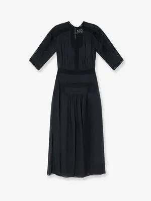 Isabel Marant Étoile Pamena Viscose And Linen Dress - Black