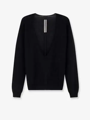 Rick Owens Tower Extreme Wool Sweater - Black