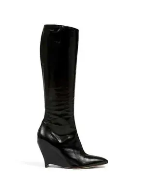 MAISON MARGIELA Pointed-toe Boots - Black