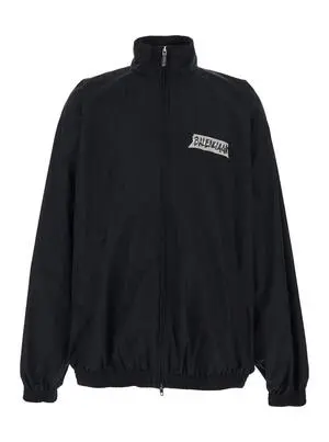 Balenciaga Cotton Blend Logo Jacket