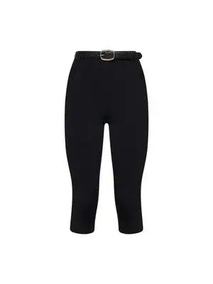 SELF-PORTRAIT Compact Knit Capri Leggings - Multicolor