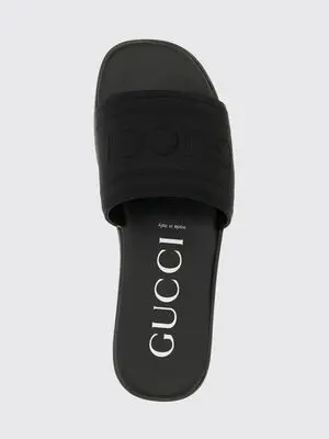 Gucci Jacquard Logo Polyamide Sliders