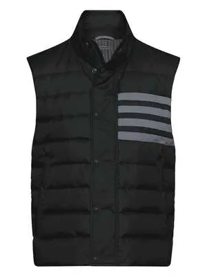 Thom Browne Vest With 4 Side Pockets - Gray
