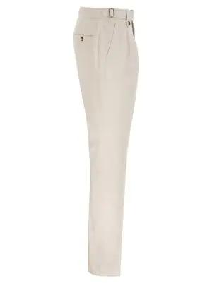 Brunello Cucinelli Tailored Cotton Trousers