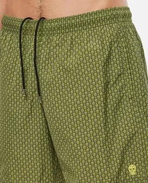 Alexander McQueen Dots Skull Swimshorts