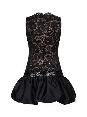 SELF-PORTRAIT Lace Mini Dress - Multicolor