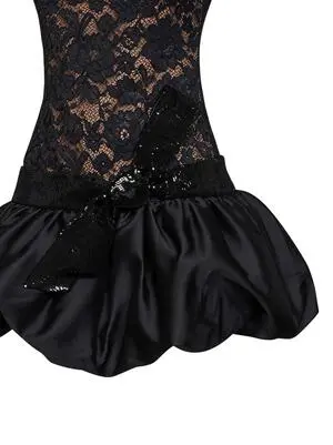 SELF-PORTRAIT Lace Mini Dress - Multicolor