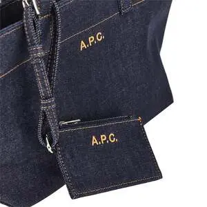 A.p.c. Denim Small Le Drummer Toile Bag