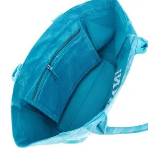 GANNI Shopping Bag With Banana Print - Blue