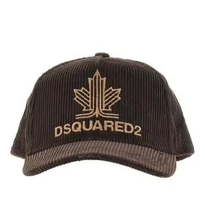 Dsquared2 Corduroy Baseball Cap - Brown