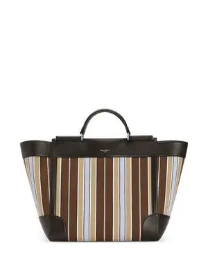Dolce & Gabbana Sicily Jacquard Tote Bag - Brown
