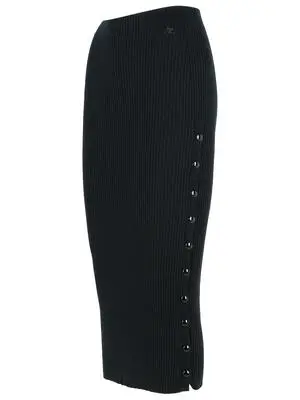 COURREGES Merino Wool Blend Skirt
