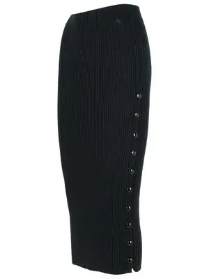 COURREGES Merino Wool Blend Skirt