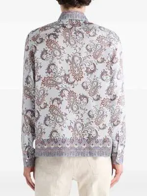 Etro Paisley Leaf Print Shirt