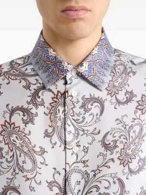 Etro Paisley Leaf Print Shirt