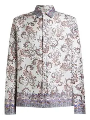 Etro Paisley Leaf Print Shirt - Multicolor