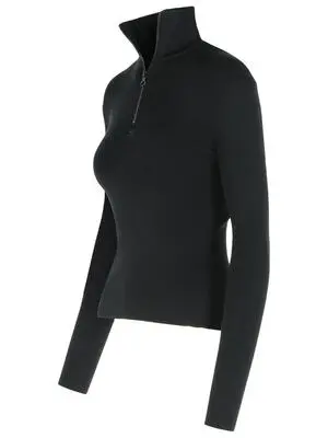 COURREGES Merino Wool Sweater - Black