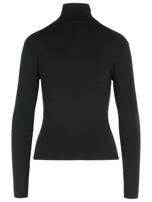 COURREGES Merino Wool Sweater - Black