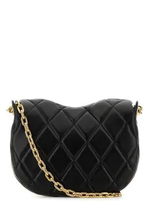 Burberry Leather Rocking Horse Shoulder Bag - Black