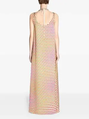 Dries Van Noten Long Printed Dress