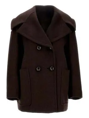 Max Mara Cashmere Double-breasted Jacket - Multicolor
