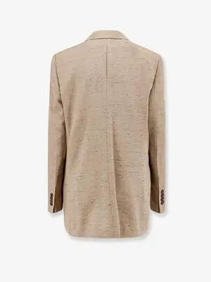 Dolce & Gabbana Viscose And Linen Blazer - Multicolor