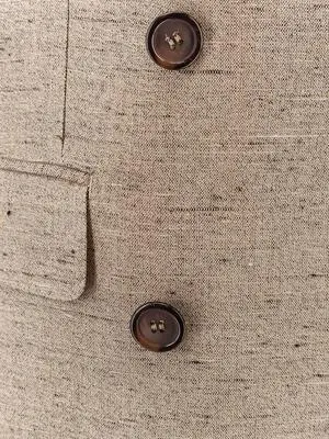 Dolce & Gabbana Viscose And Linen Blazer - Multicolor