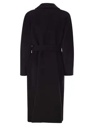 Max Mara Madame Virgin Wool And Cashmere Coat - Black