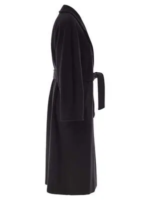 Max Mara Madame Virgin Wool And Cashmere Coat - Black