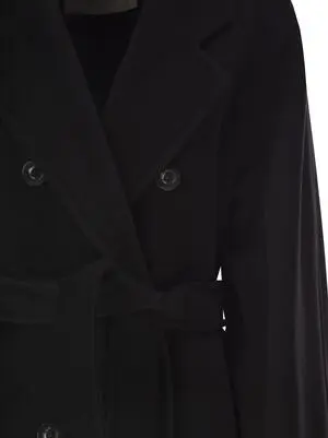 Max Mara Madame Virgin Wool And Cashmere Coat - Black