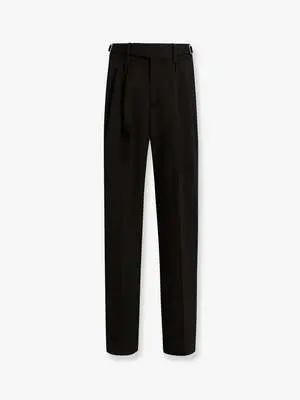 Dolce & Gabbana Virgin Wool Trousers With Frontal Pinces - Multicolor