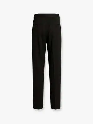Dolce & Gabbana Virgin Wool Trousers With Frontal Pinces