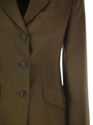 Max Mara Mxmpatio Tailored Virgin Wool Blazer