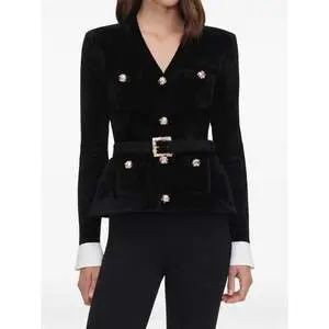 SELF-PORTRAIT Jackets Fitted Jackets - Black