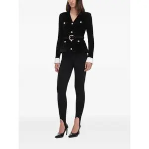 SELF-PORTRAIT Chenille-knit Fitted Cardigan Jacket