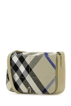 Burberry Embroidered Canvas Snip Crossbody Bag - Multicolor