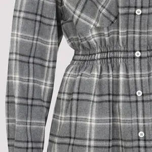 Miu Miu Cotton Dress - Gray