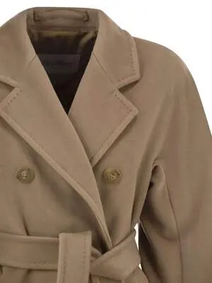 Max Mara Virgin Wool And Cashmere Coat - Brown