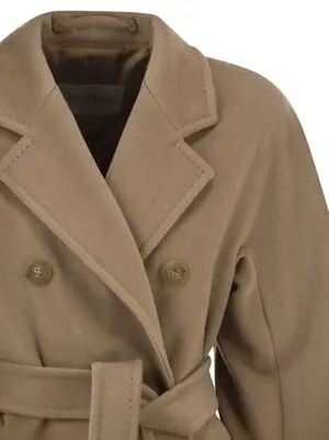 Max Mara Virgin Wool And Cashmere Coat - Brown