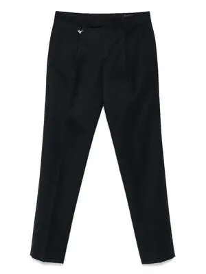 Prada Tapered Leg Wool Trousers - Blue