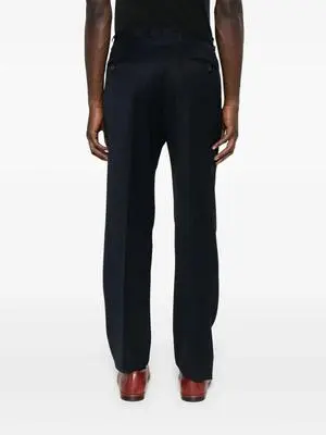 Prada Tapered Leg Wool Trousers