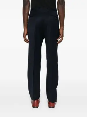 Prada Tapered Leg Wool Trousers
